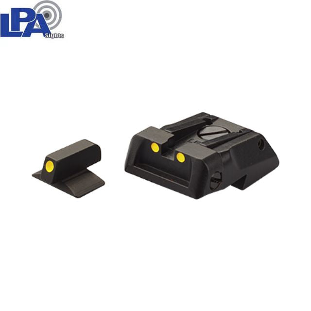 1911 [Novak Cut] adjustable sights | with luminescent dots – Optics Spot